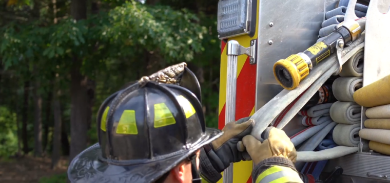 Hose: Triple Layer Load Deployment - New Hampshire Fire Academy & EMS